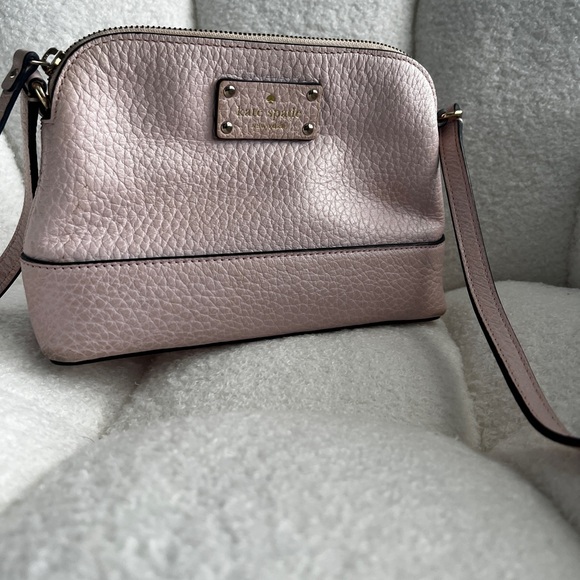 kate spade | Bags | Kate Spade Blush Pebbled Leather Crossbody Bag ...